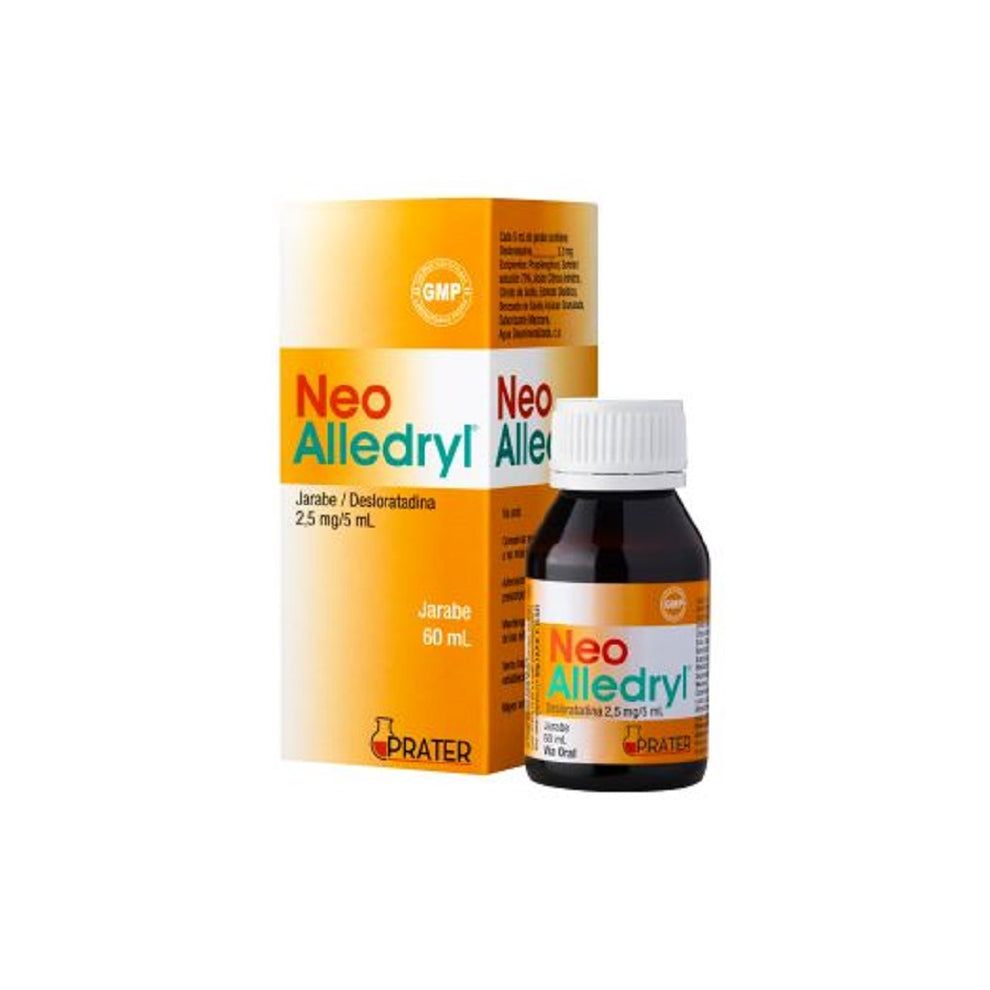 Neo-Alledryl Jarabe 2,5mg/5ml x 60 ml (Desloratadina) – Farmacias LF