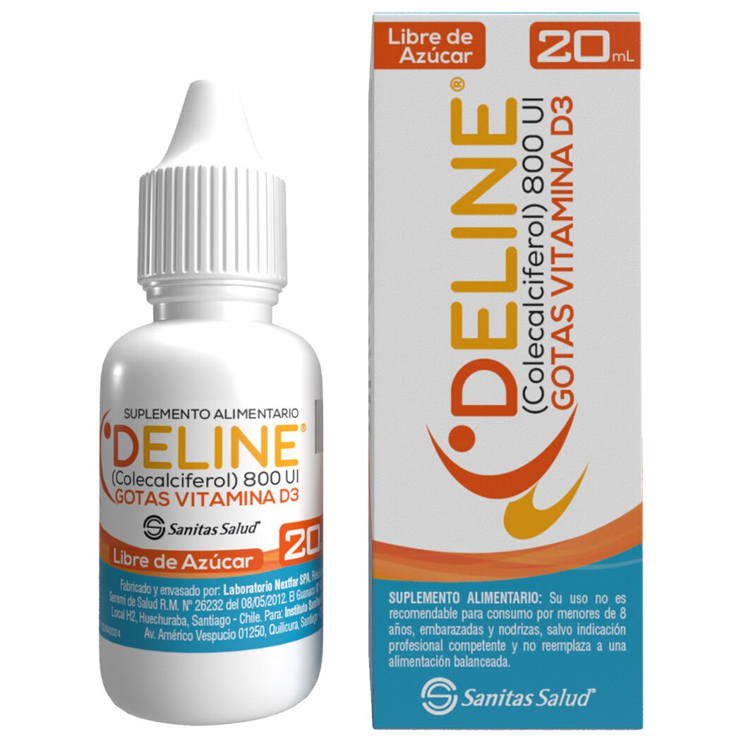 Deline Gotas (Vit D3 800 Ui ) x 10 ml (Vitamina D3) – Farmacias LF